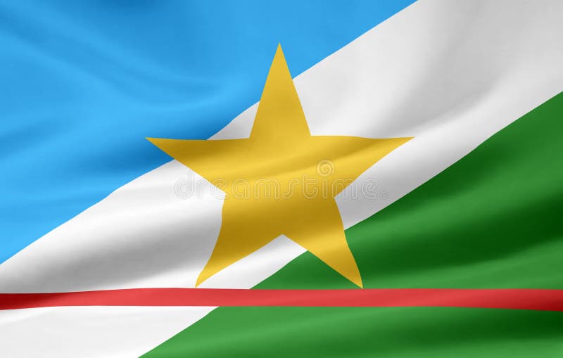 Flag of Roraima stock illustration. Illustration of country - 6645316