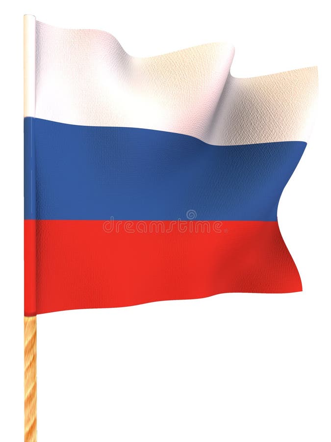 Flag. Russia stock illustration. Illustration of countries - 5870535