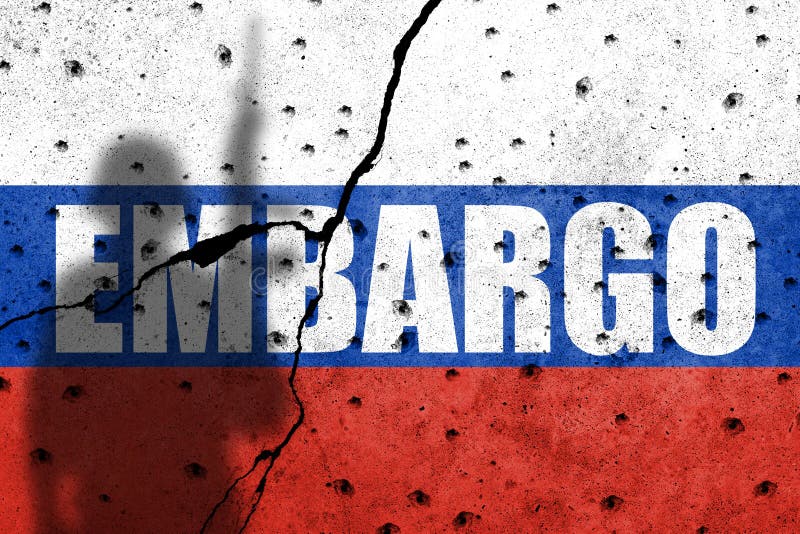 Sanctions and Embargo for Russia Stock Photo - Image of russia ...