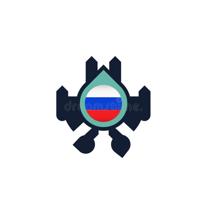 Flag of Russia in Robot Vector Stock Illustration - Illustration of ...
