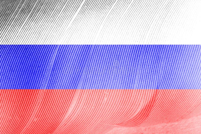 Flag of Russia with Texture. Template for Design Stock Photo - Image of ...