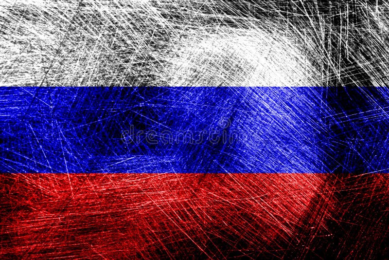 Flag of Russia with Texture. Template for Design Stock Photo - Image of ...