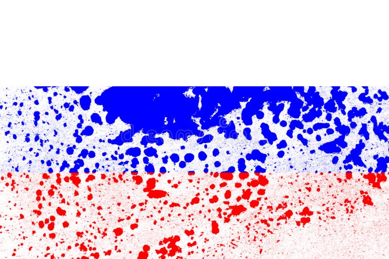 Flag of Russia with Texture. Template for Design Stock Photo - Image of ...