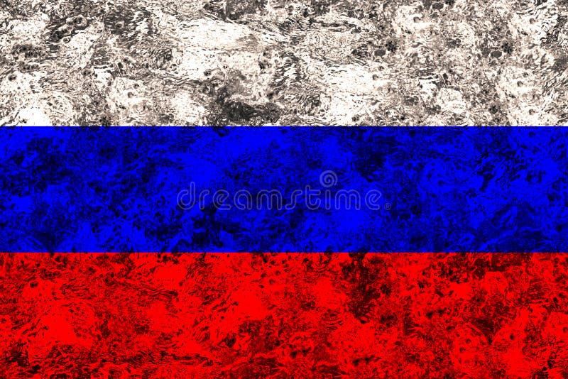 Flag of Russia with Texture. Template for Design Stock Illustration ...