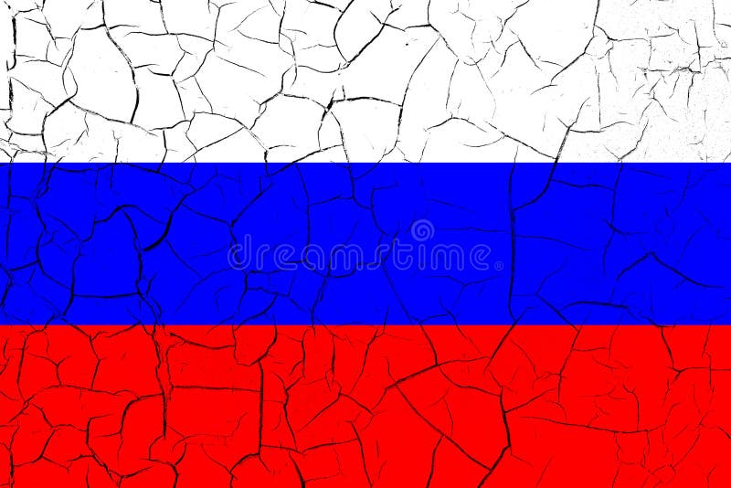 Flag of Russia with Texture. Template for Design Stock Photo - Image of ...