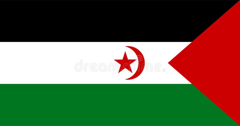 Sahrawi stock vector. Illustration of official, graphics - 202412833