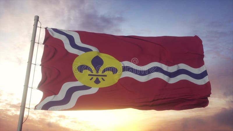 Saint Louis Flag Stock Illustrations – 119 Saint Louis Flag Stock ...