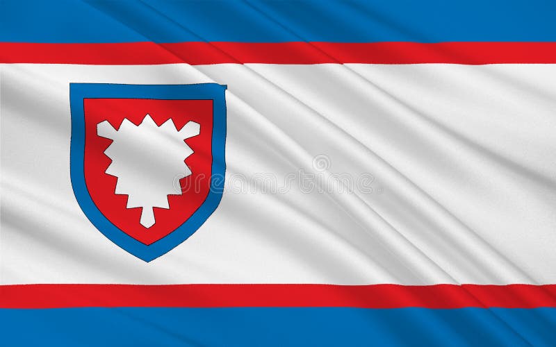 Flag of Schaumburg of Lower Saxony in German Stock Illustration ...