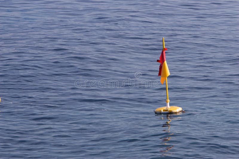 Flag In The Sea Picture. Image: 2976636