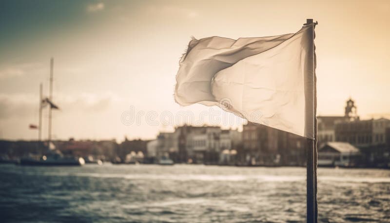 Flags of the World Flag on the Beach Flag on the Sea Generative AI ...