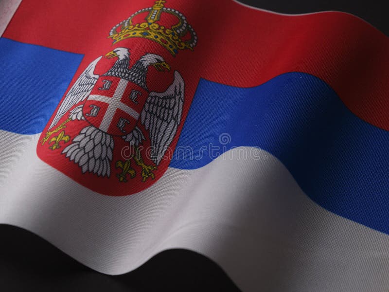 Flag of Serbia stock photo. Image of patriotism, citizen - 268615882