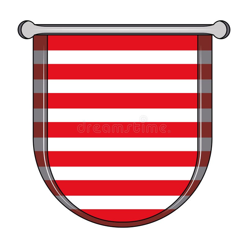 Flag shield icon stock vector. Illustration of star - 187303825