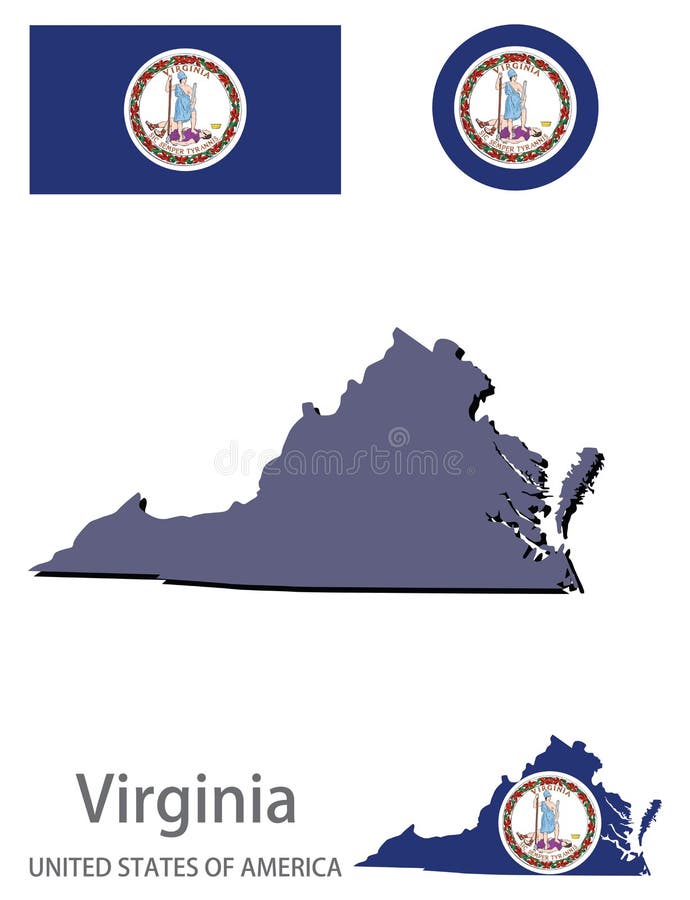 Virginia Official State Flag Stock Illustrations – 472 Virginia ...