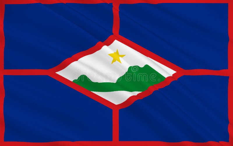 Flag of St. Eustatius from Brush Strokes. Flag of St Stock Vector - Illustration of blank ...
