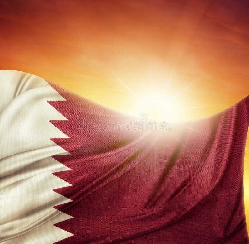 Qatar flag stock photo. Image of color, close, retro - 49151162