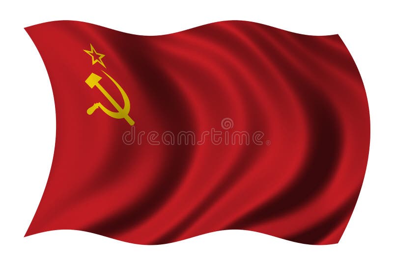 Soviet Union Flag Symbol Soviet Union Flag 1991 Hi Res Stock