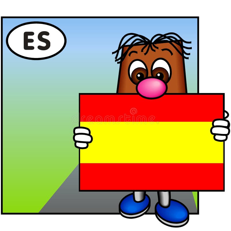 Cartoon Spanish Flag Stock Illustrations – 2,375 Cartoon Spanish Flag ...