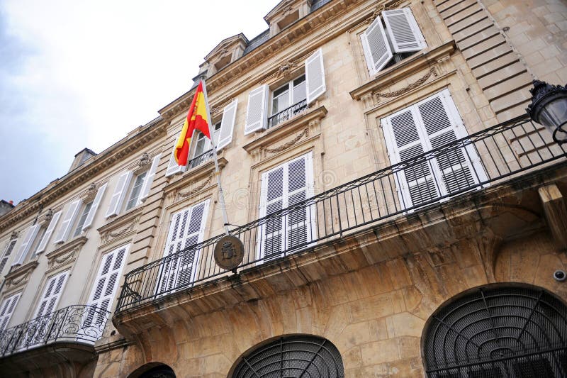Spanish Consulate in Bordeaux, France Stock Photo - Image of spain ...