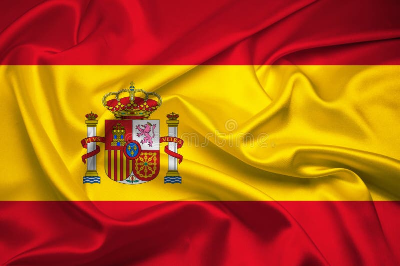 Flag of Spain, Spain Flag, National Flag of Spain. Fabric Flag of Spain ...