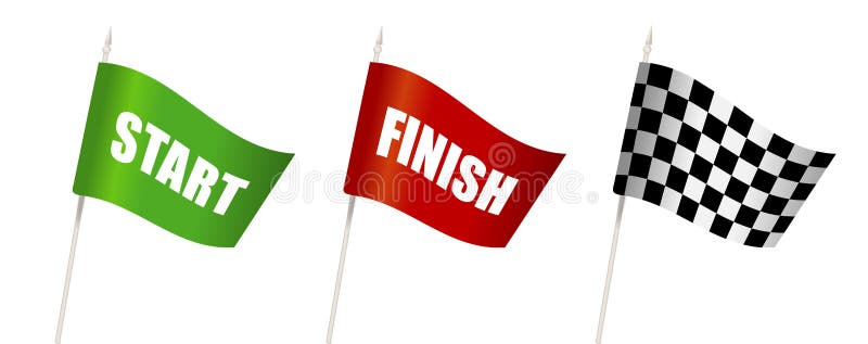 Finish Flag Red Stock Illustrations – 1,289 Finish Flag Red Stock ...