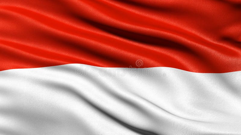 Flag of Tarija Waving in the Wind. 3D Illustration Stock Illustration ...