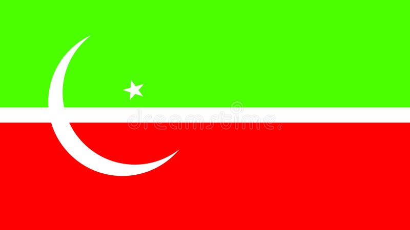 Flag of Tatarstan stock illustration. Illustration of debts - 96585982