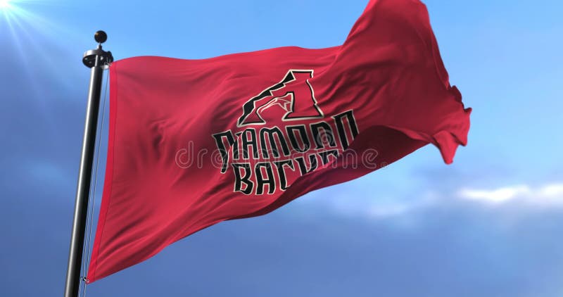Flag of the Arizona Diamondbacks, American Professional Baseball Team ...