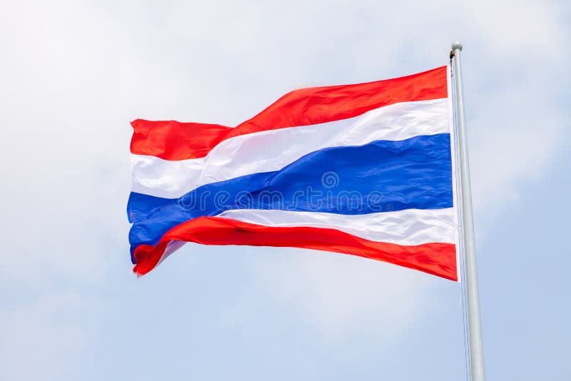 Flag of Thailand stock photo. Image of three, thai, culture - 51261410