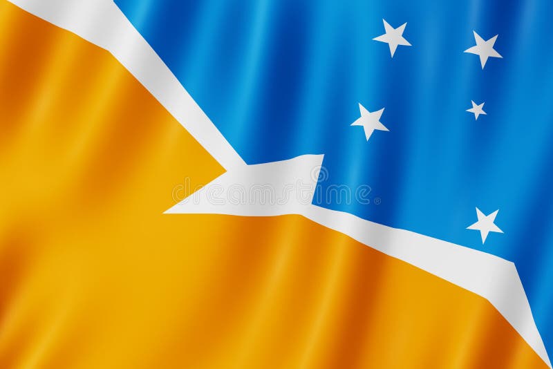 Flag of Tierra Del Fuego Province, Argentina Stock Illustration ... Flag of Tierra Del Fuego Province, Argentina Stock Illustration ...