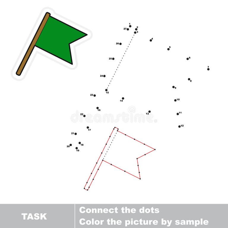 Flag Dot To Dot Stock Illustrations – 356 Flag Dot To Dot Stock ...