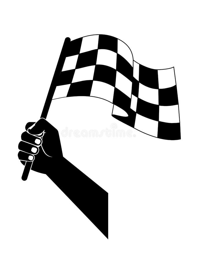 Cartoon Finish Line Flag Checkered Flag Pattern ClipArt Best