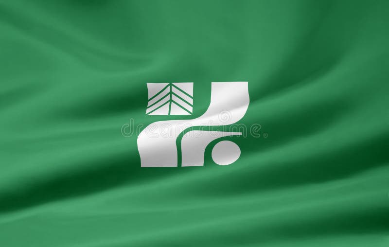 Flag of Utsunomiya is the Capital of Tochigi Prefecture, Japan Stock ...