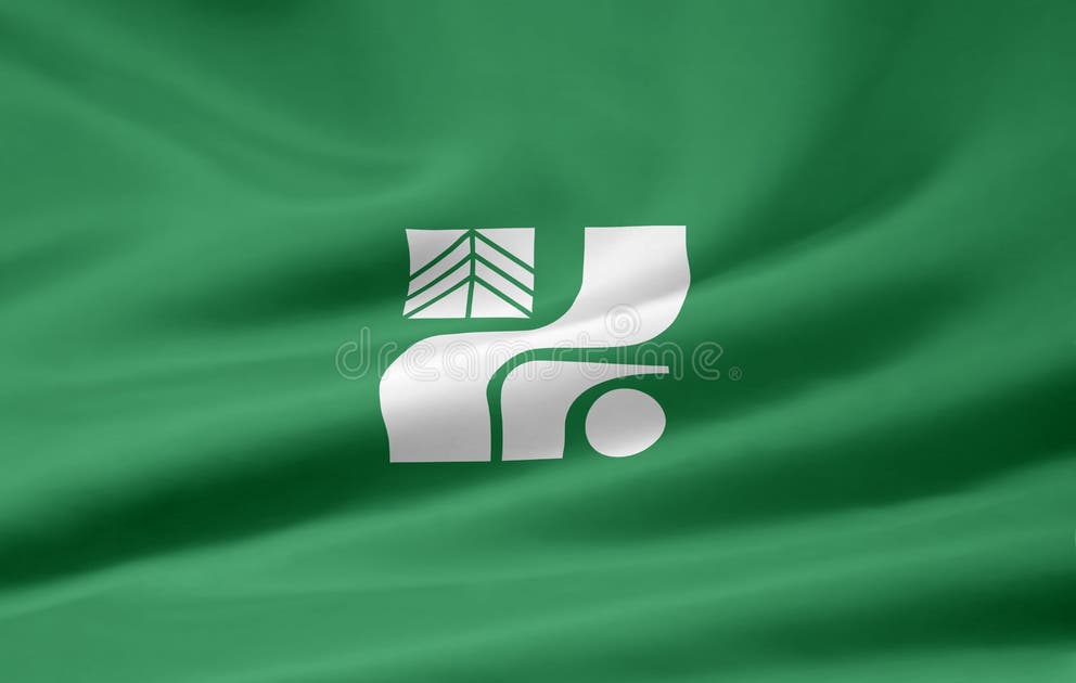 Flag of Tochigi - Japan stock illustration. Illustration of prefecture ...