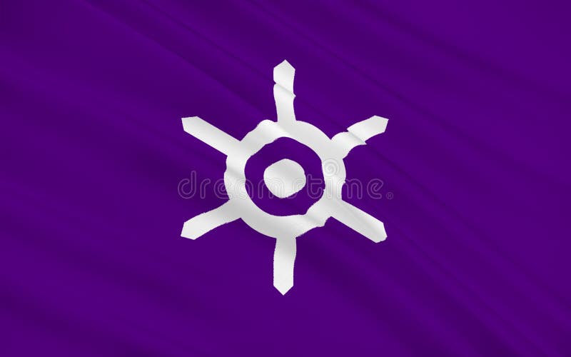 Flag of Tokyo Special Wards Adachi Stock Illustration - Illustration of ...