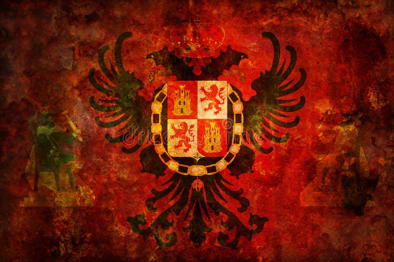 Flag of Toledo City, Spain. Stock Illustration - Illustration of ensign ...