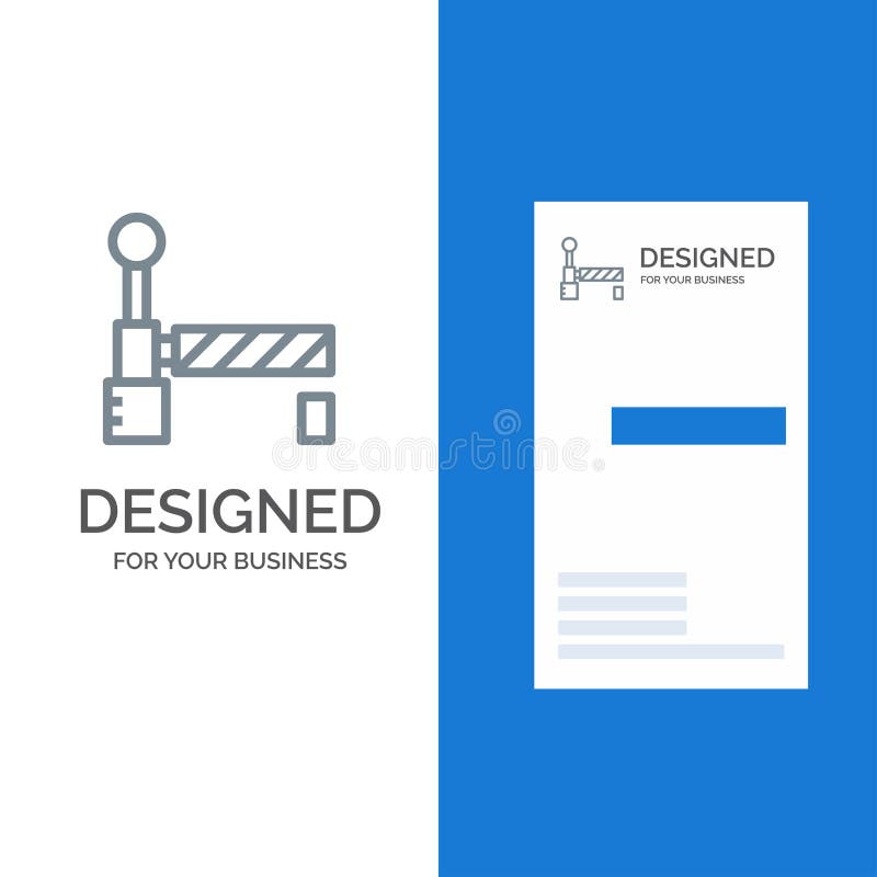 Flag, Train, Station Grey Logo Design and Business Card Template Stock ...