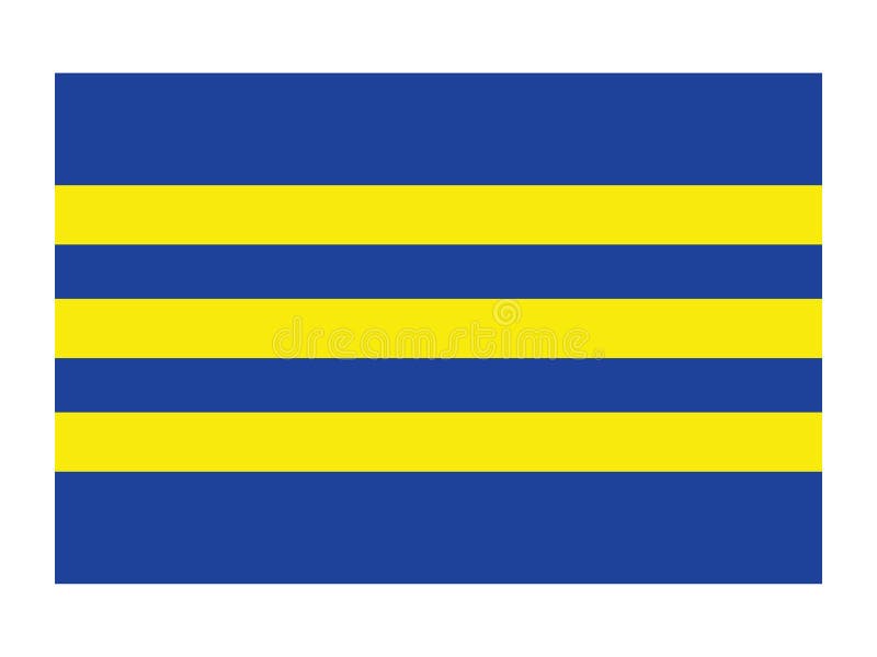 Flag of the Slovakian City of Banska Bystrica Stock Vector ...