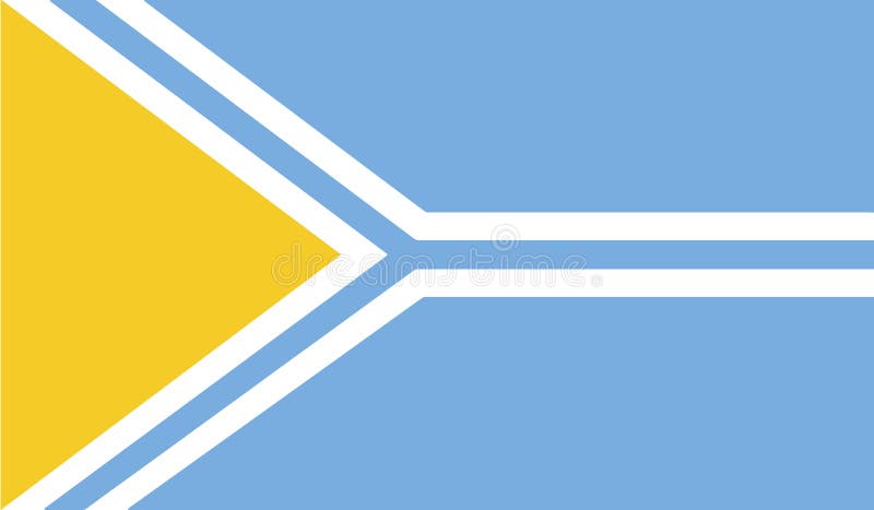 Flag of Tuva republics stock illustration. Illustration of official ...