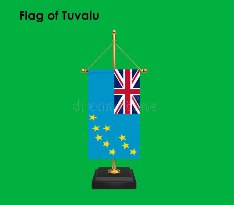 Flag of Tuvalu, Tuvalu Flag, National Flag of Tuvalu. Table Flag of ...