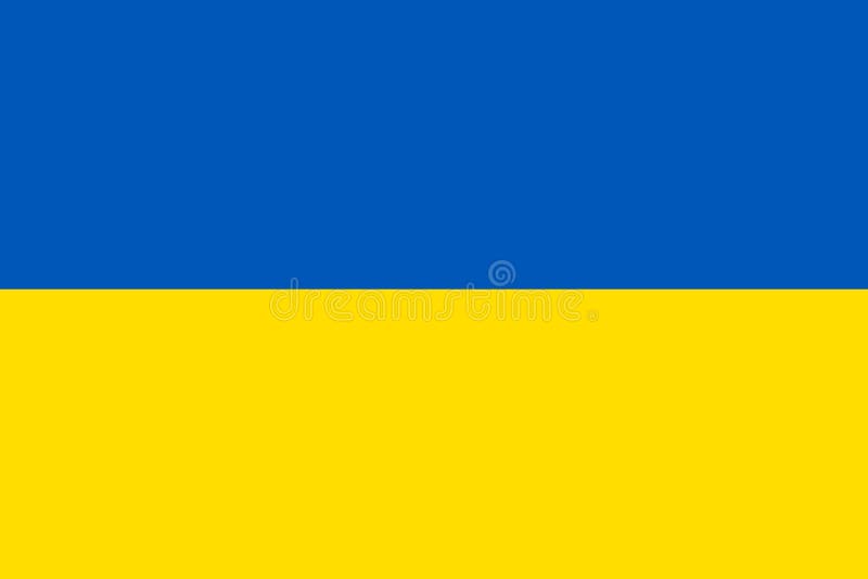 Flag of Ukraine stock vector. Illustration of ensign - 260806376