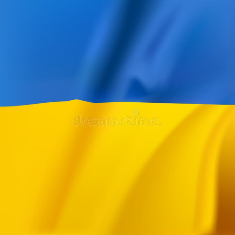 Flag of Ukraine. National Europe Stock Vector - Illustration of ...