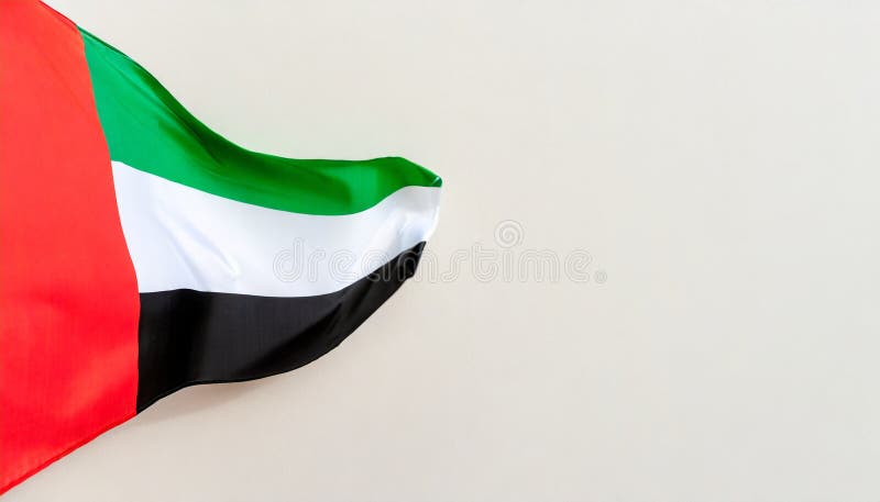 Flag of United Arap Emirates Stock Illustration - Illustration of ...