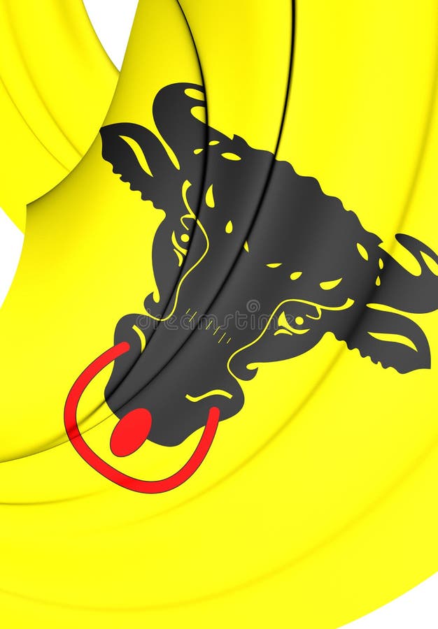 Flag of Uri Canton, Switzerland. Stock Illustration - Illustration of ...