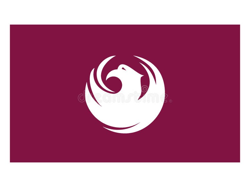 Flag of USA City of Phoenix, Arizona Stock Vector - Illustration of ...