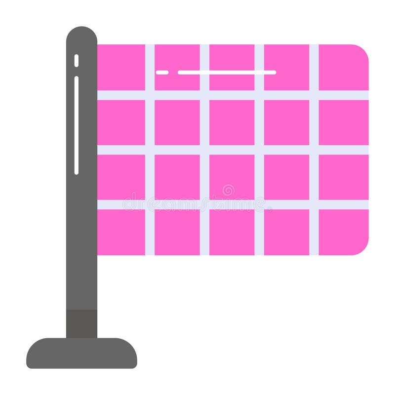 Fluttering Flag Glyph Icon, Map and Location Icon Stock Vector ...