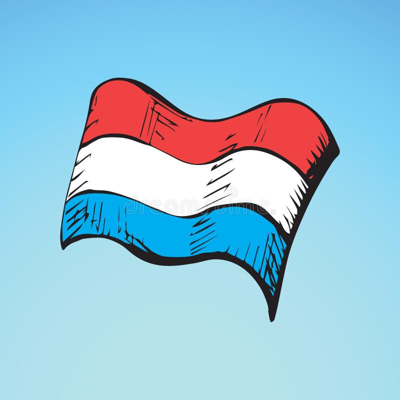 Flag. Vector drawing stock vector. Illustration of black - 111006258