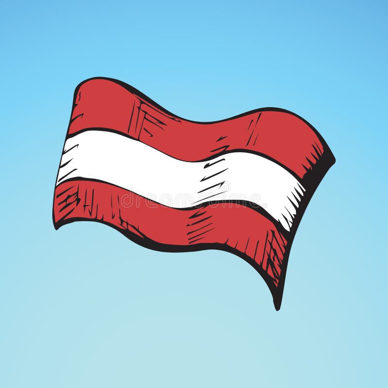 Flag. Vector drawing stock vector. Illustration of national - 111006306