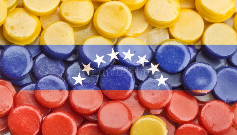 Venezuela Flag. the National Flag of Venezuela Stock Photo - Image of ...
