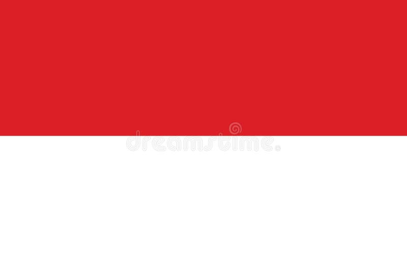 Flag of Vienna, Austria stock vector. Illustration of design - 209623558