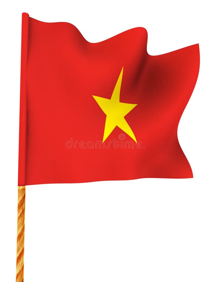 Flag. Vietnam stock illustration. Illustration of unity - 6605763